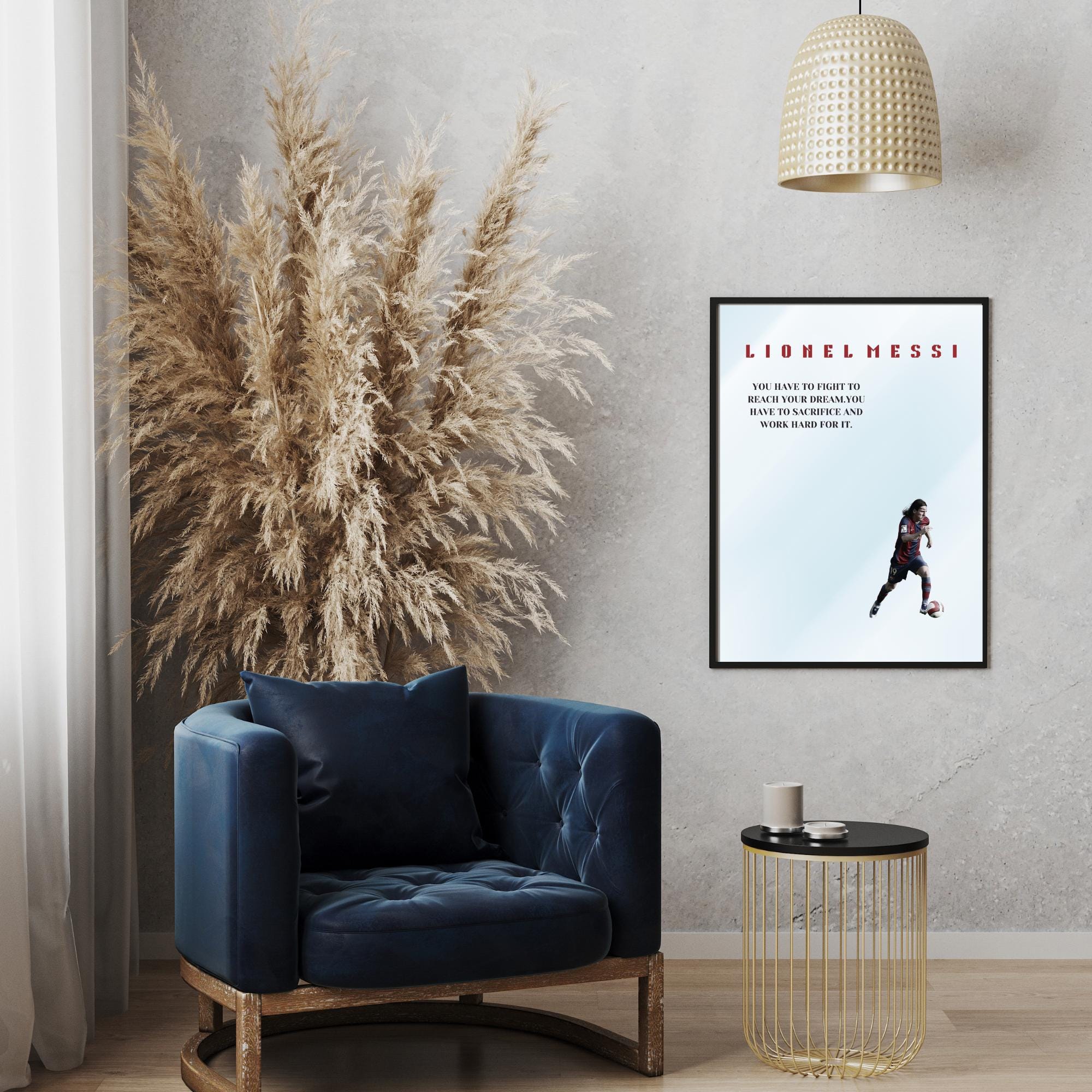 Lionel Messi Poster, Football Gifts, Sports Poster, Football Player ...