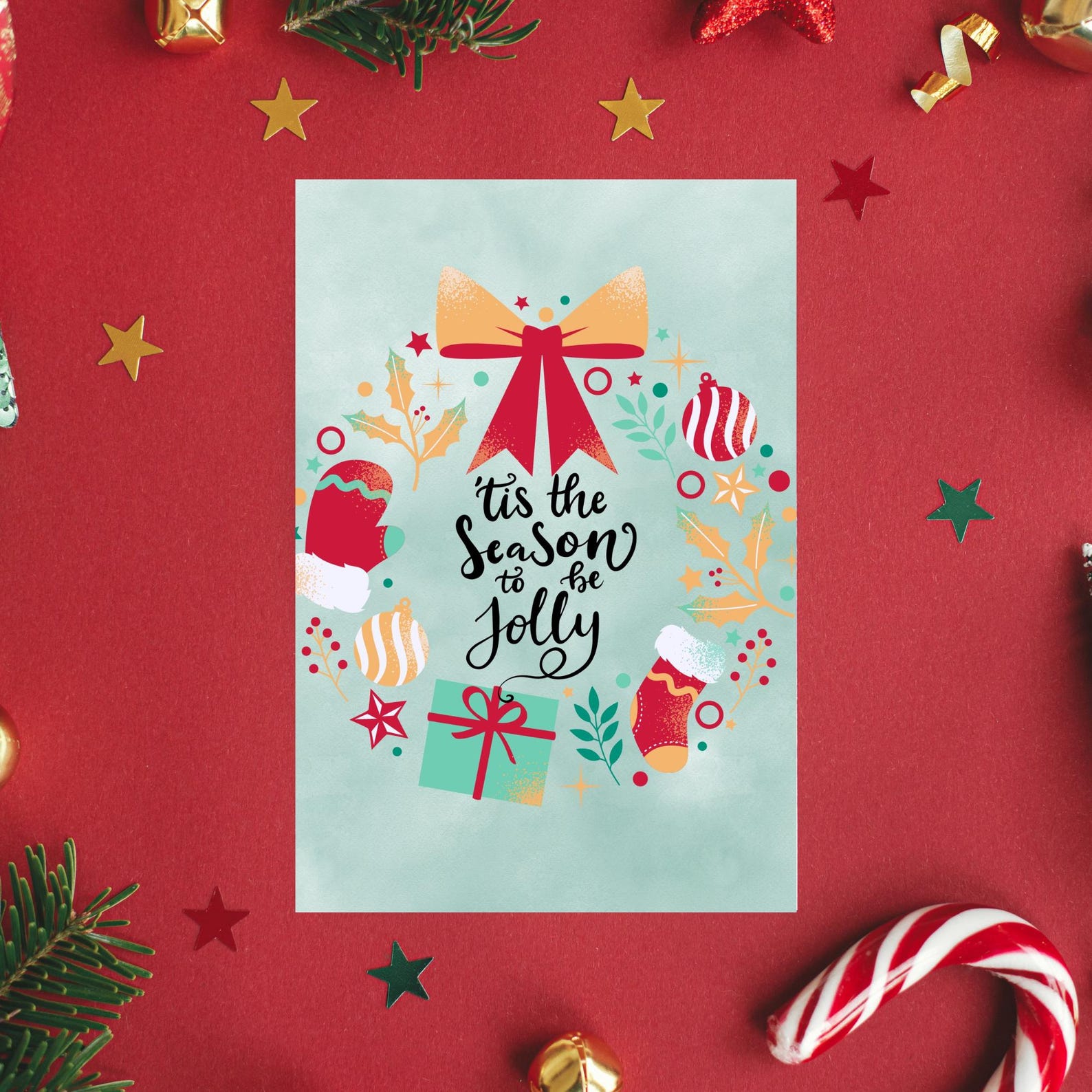 Christmas Quote Art, Festive Art, Christmas Party Digital Print ...