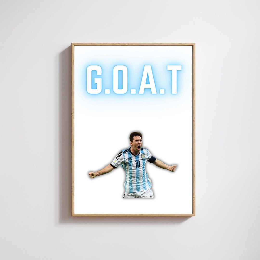 Lionel Messi Poster, Football Gifts, Sports Poster, Football Player ...