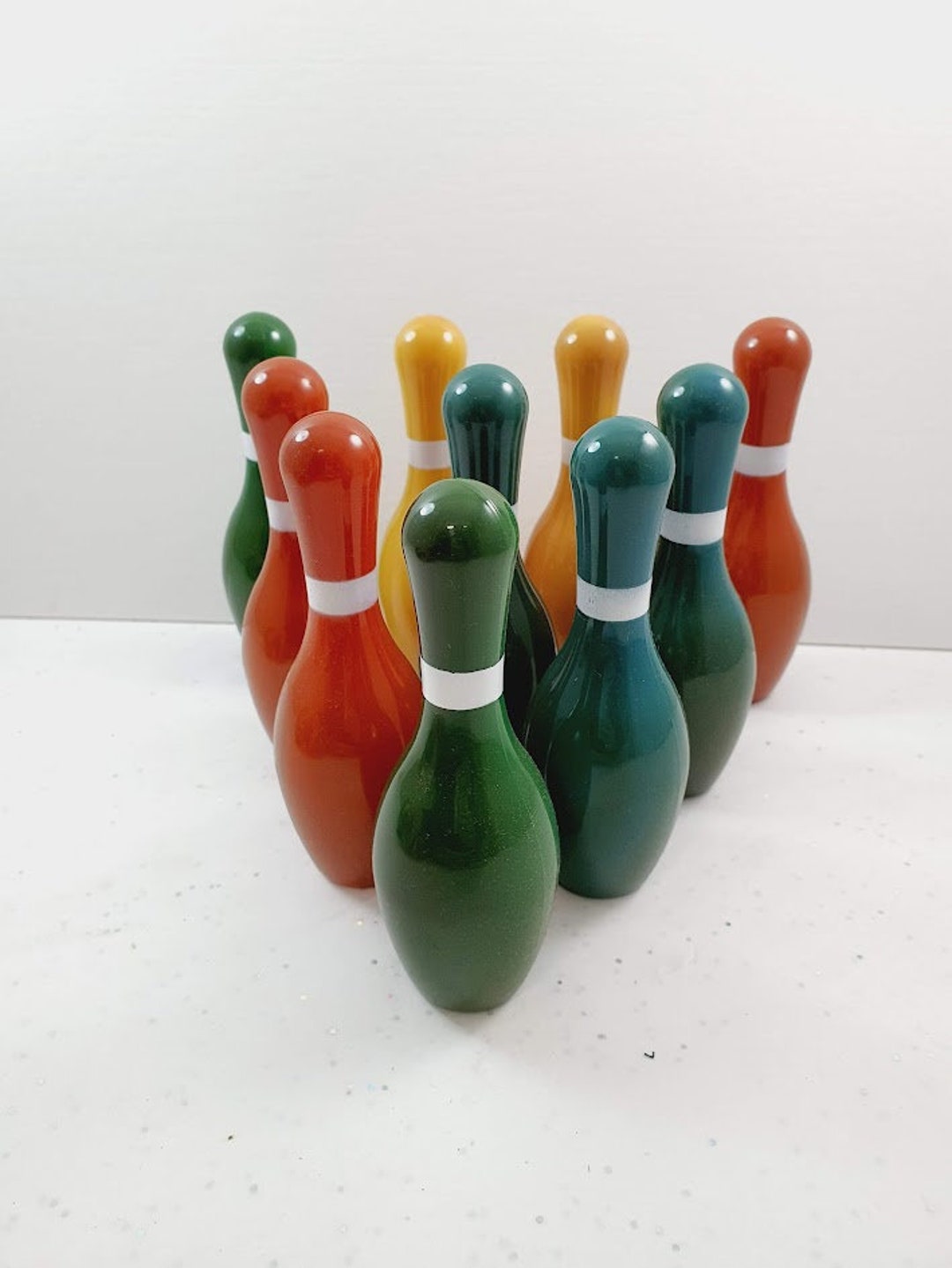 1960s Toy Original Plastic Ten Pin Bowling Toys Nursery Decor - Etsy