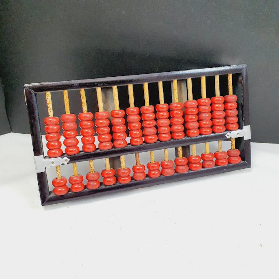 Antique Stand Alone Wooden Abacus Teaching Aid Toy Vintage - Etsy