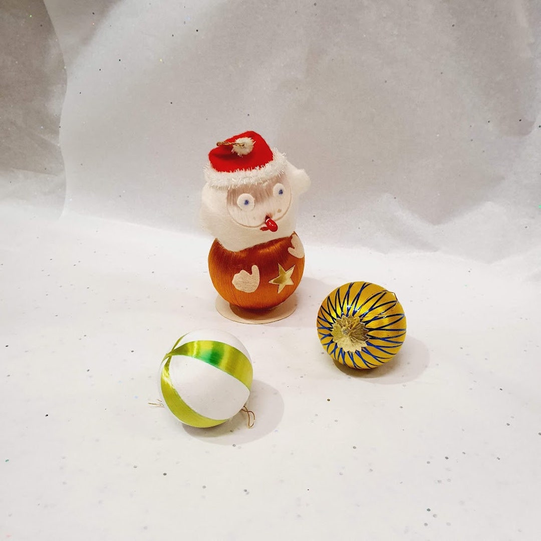 Retro 1970s Christmas Tree Decorations Rainbow Silk Baubles - Etsy UK Retro 1970s Christmas Tree Decorations Rainbow Silk Baubles - Etsy UK