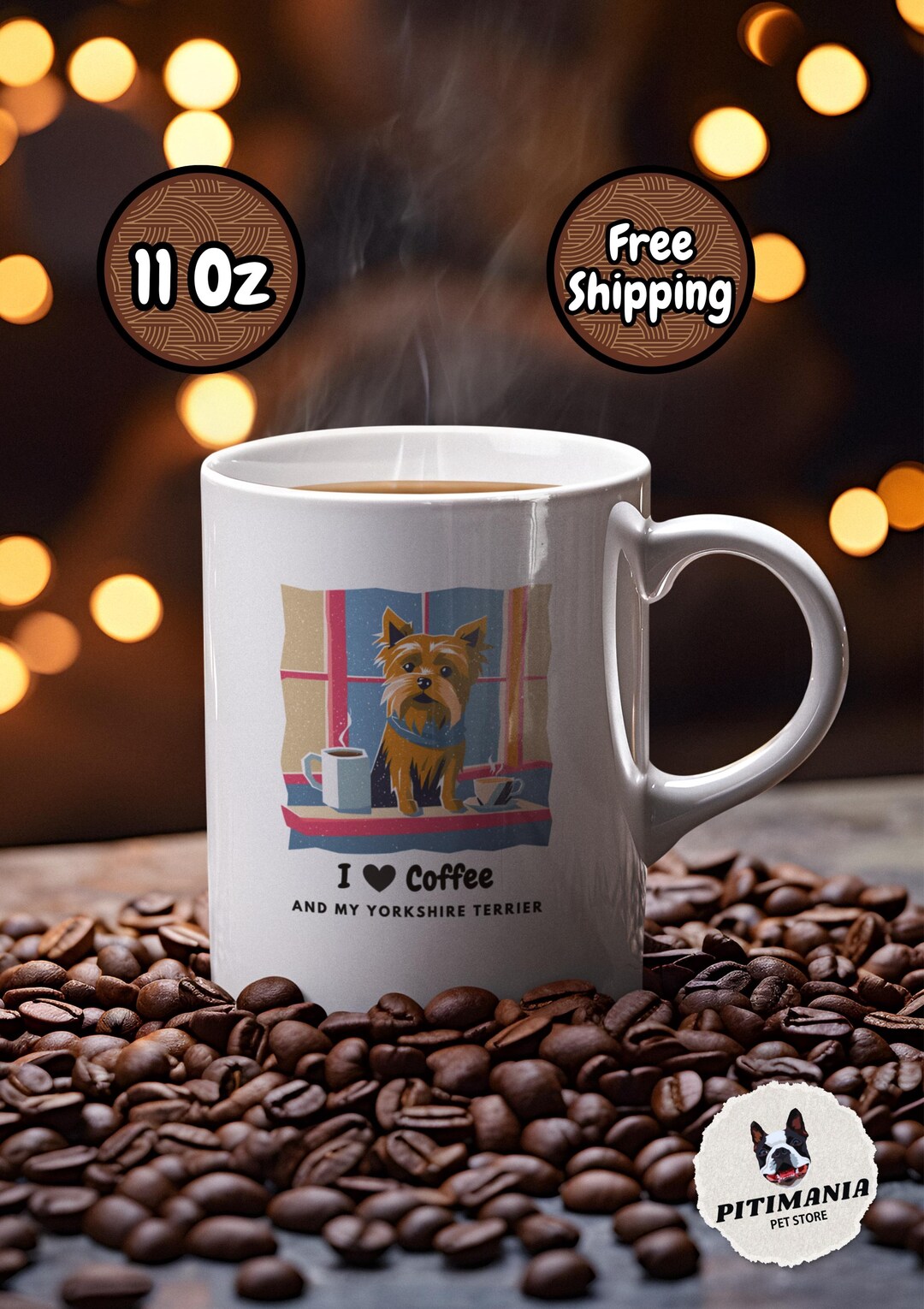 Yorkie & Coffee Love: Mug Collection - Etsy