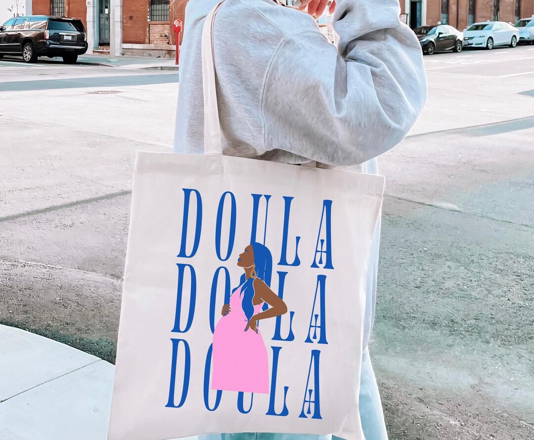Retro Doula Tote Bag, Doula Bag, Birth Doula Bag, Gift for Doula, Gift ...
