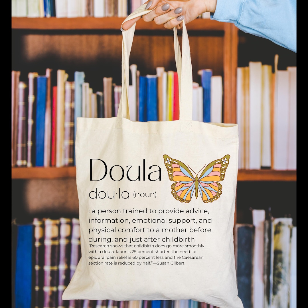 Doula Definition Tote Bag, Birth Worker Bag, Birth Doula Tote Bag, Gift ...