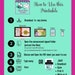 Apples Design Recipe Card: Printable Fall Recipe Page (PDF Download 8 ...