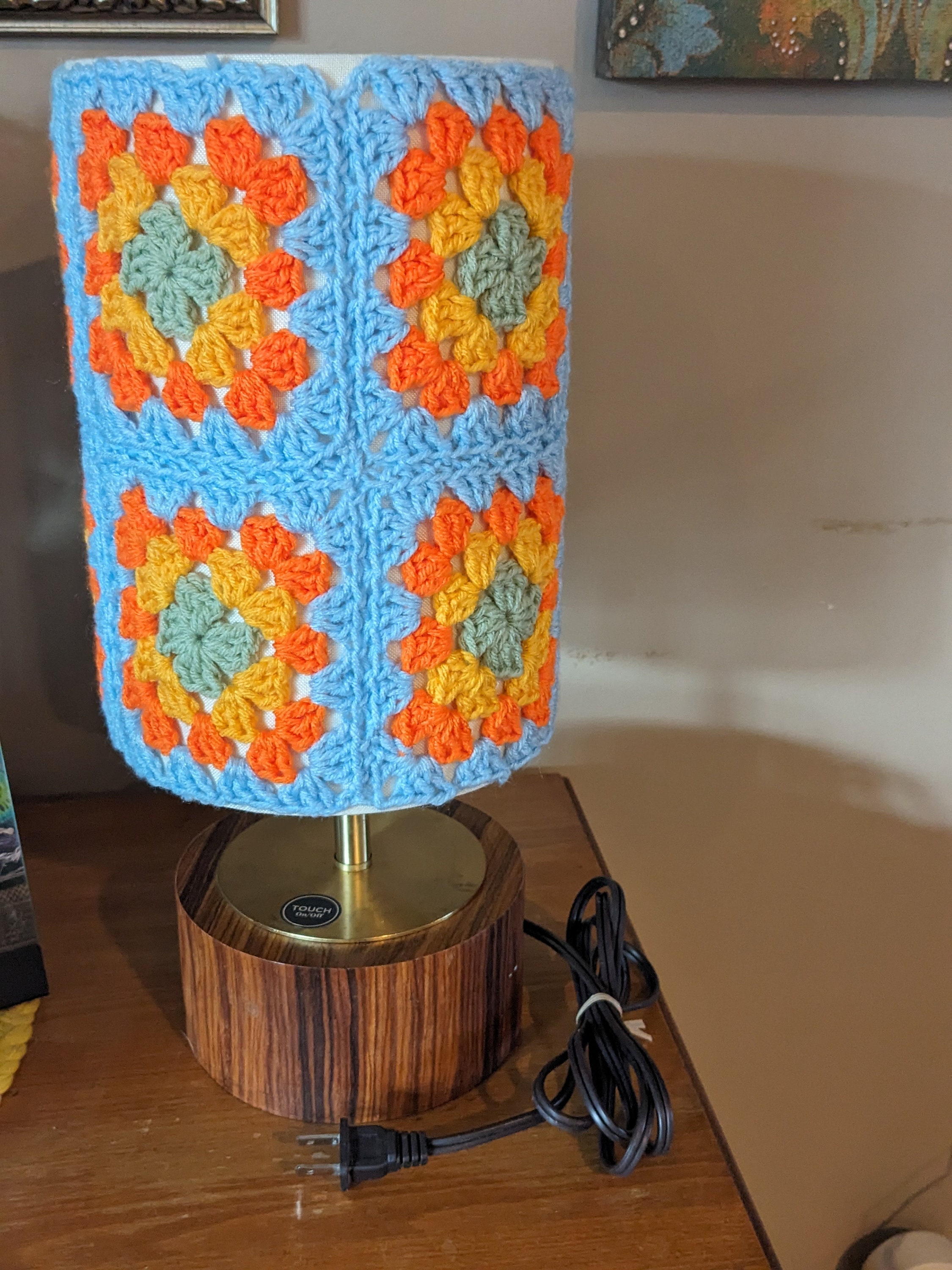 Granny Square Lamp - Etsy