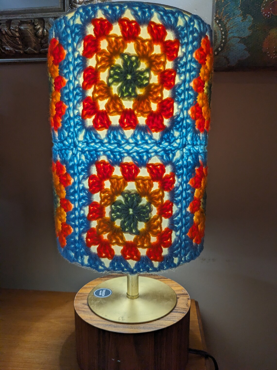 Granny Square Lamp - Etsy