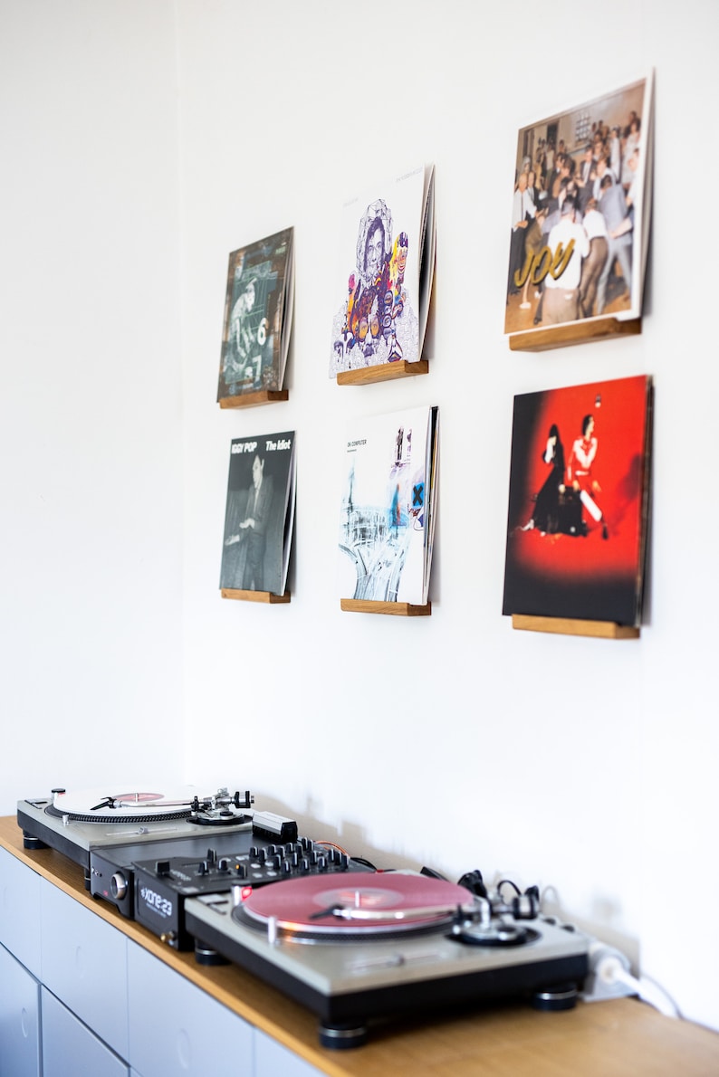 Vinyl Record Solid Wood Display Shelf - Etsy