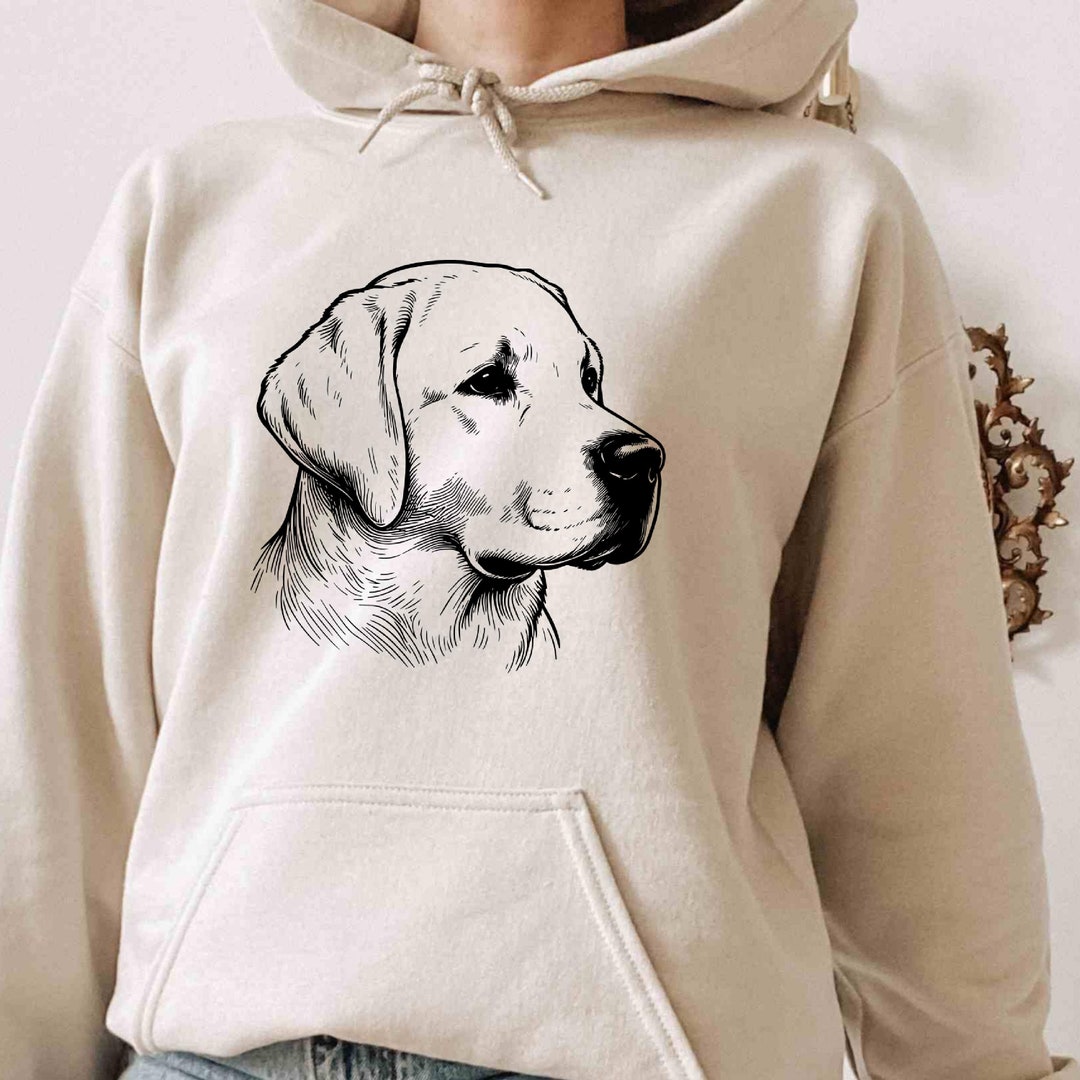 Labrador Retriever Silhouette Hoodie, Lab Mom Sweatshirt, Lab Dad ...