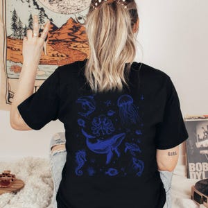 Sea Animals Vintage Shirt, Retro Ocean Shirt, Cute Sea Creatures Shirt ...