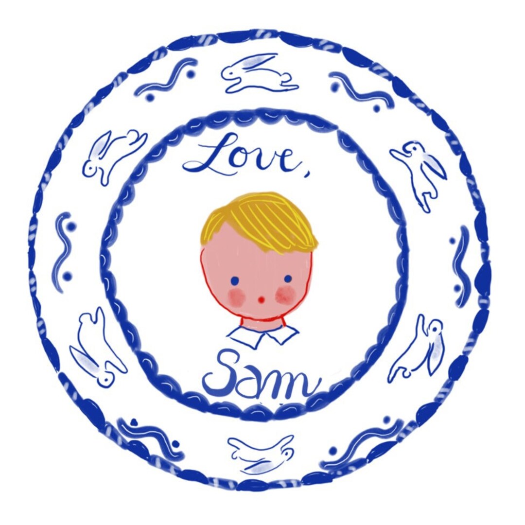 Sticker Gift Tags, Custom Round Sticker Gift Tag, Portrait Tags ...