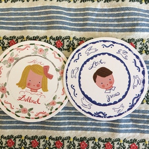 Sticker Gift Tags Custom Round Sticker Gift Tag Portrait | Etsy