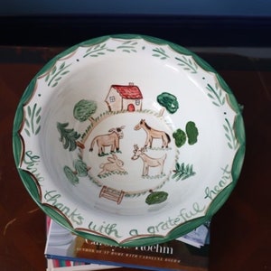 Large Ceramic Custom Bowl,personalized Bowl, Perfect Wedding Gift ...