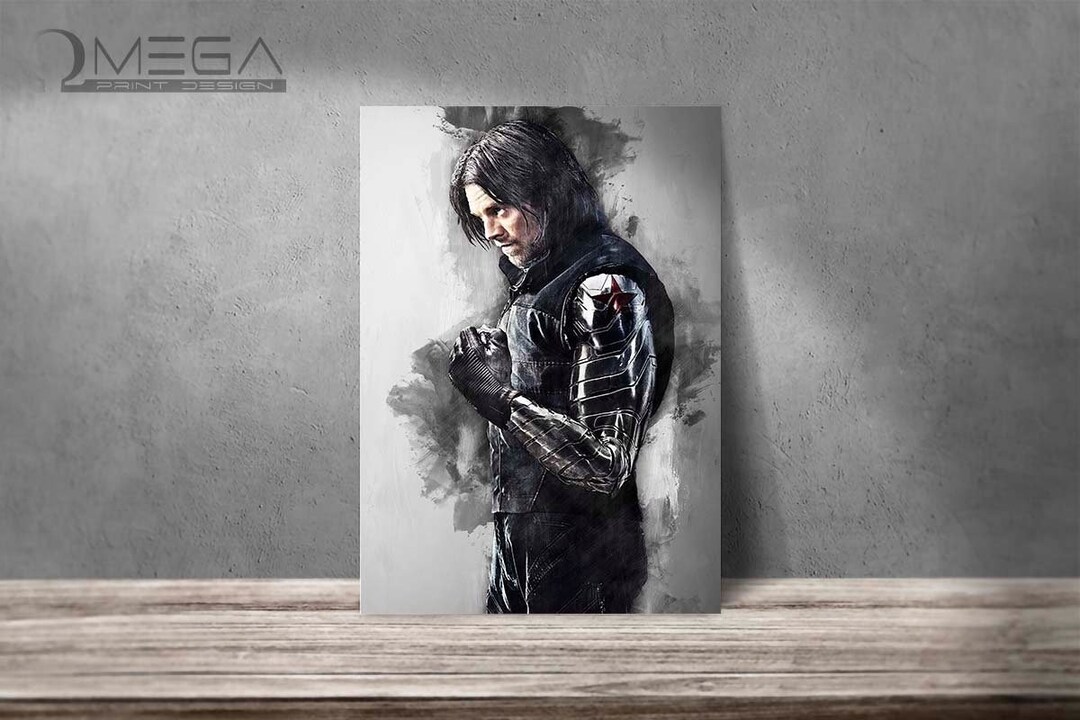 Winter Soldier Poster Winter Soldier Canvas Print, Art Print, Wall Art ...