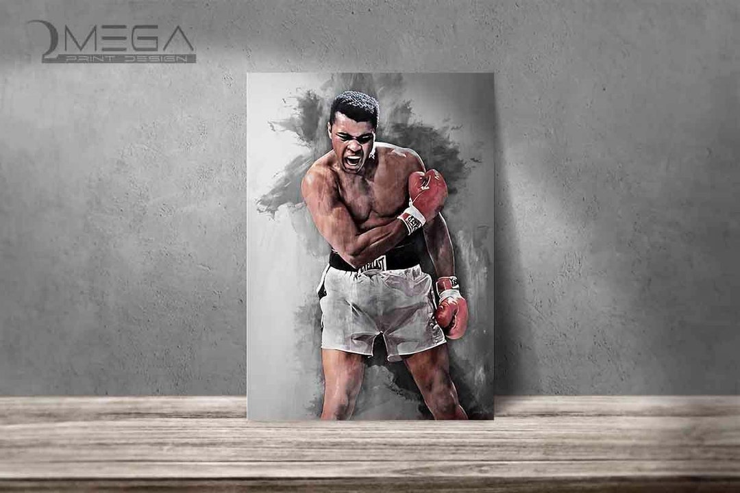 Muhammad Ali Poster Muhammad Ali Canvas Print, Art Print, Wall Art, Man ...