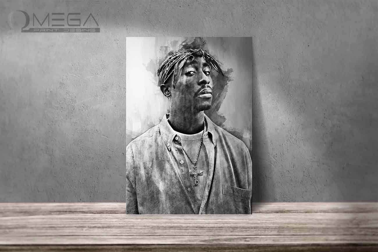 2pac Poster Tupac Shakur Canvas Print, Art Print, Wall Art, Man Cave ...