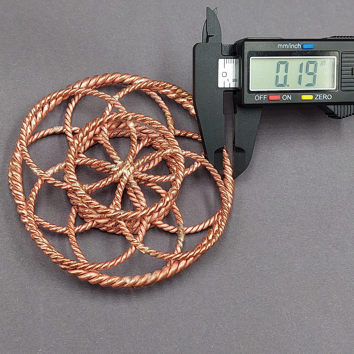 177 Mhz Copper Tensor Ring Energy Harmonizer – Sacred Geometry Handmade ...