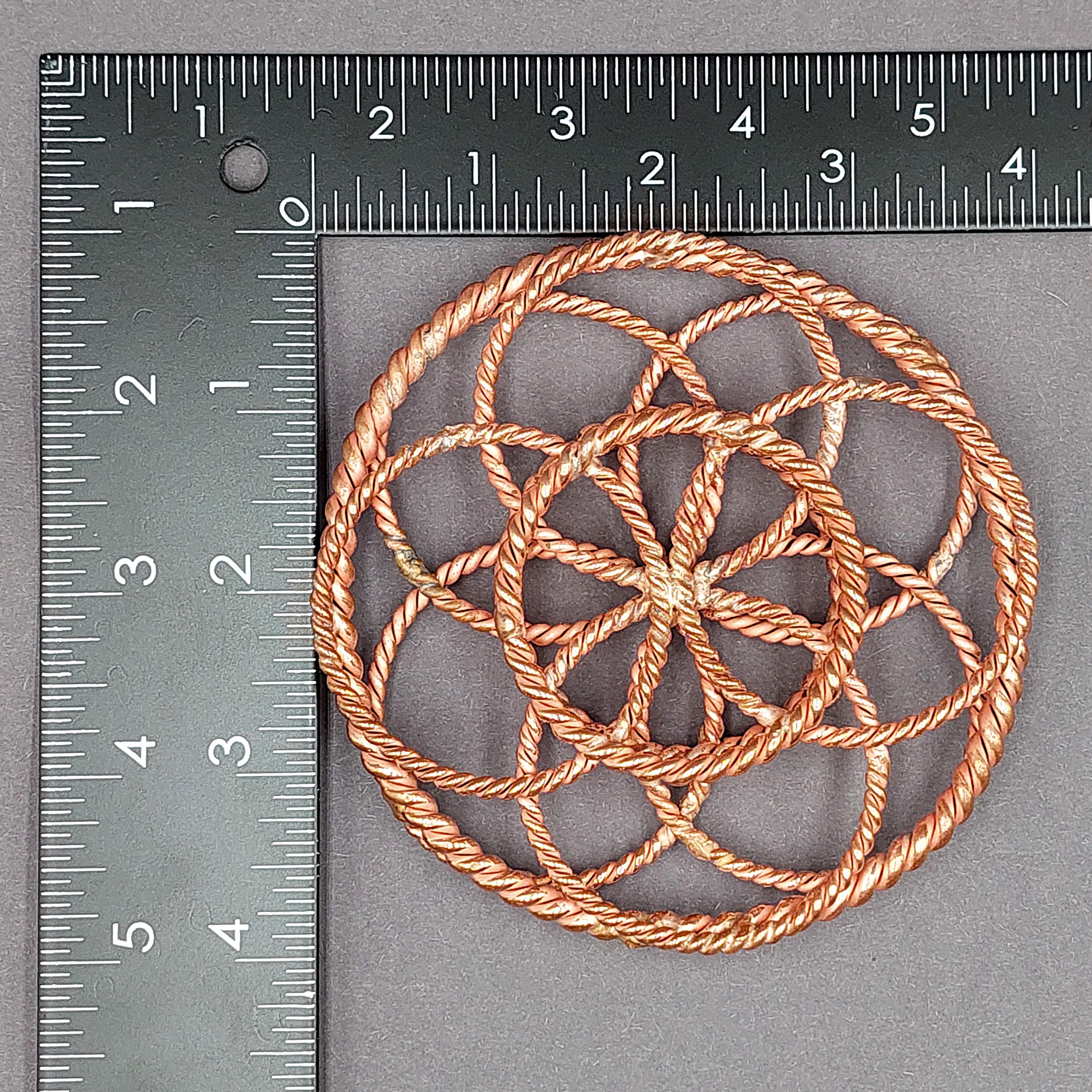 177 Mhz Copper Tensor Ring Energy Harmonizer – Sacred Geometry Handmade ...