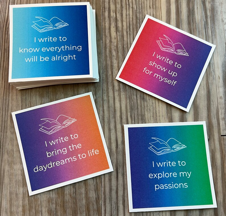 Reasons to Keep Writing | Printable Writing Encouragement Cards ...