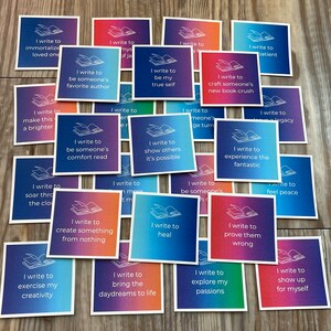 Reasons to Keep Writing | Printable Writing Encouragement Cards ...