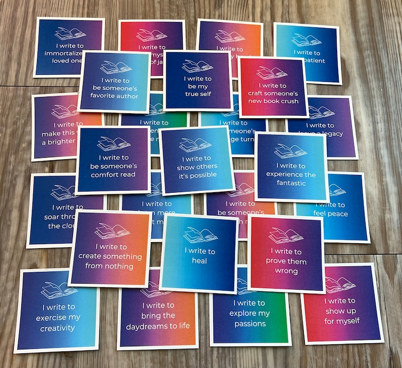 Reasons to Keep Writing | Printable Writing Encouragement Cards ...