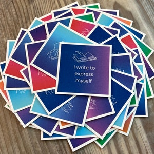 Reasons to Keep Writing Printable Writing Encouragement Cards Writer's ...