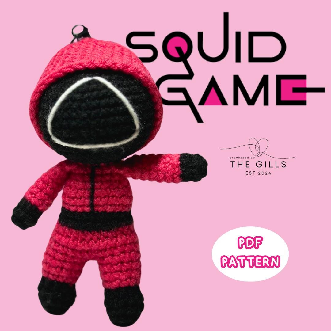 Squid Games Pattern, Squid Games Crochet, Squid Game Crochet, Crochet ...