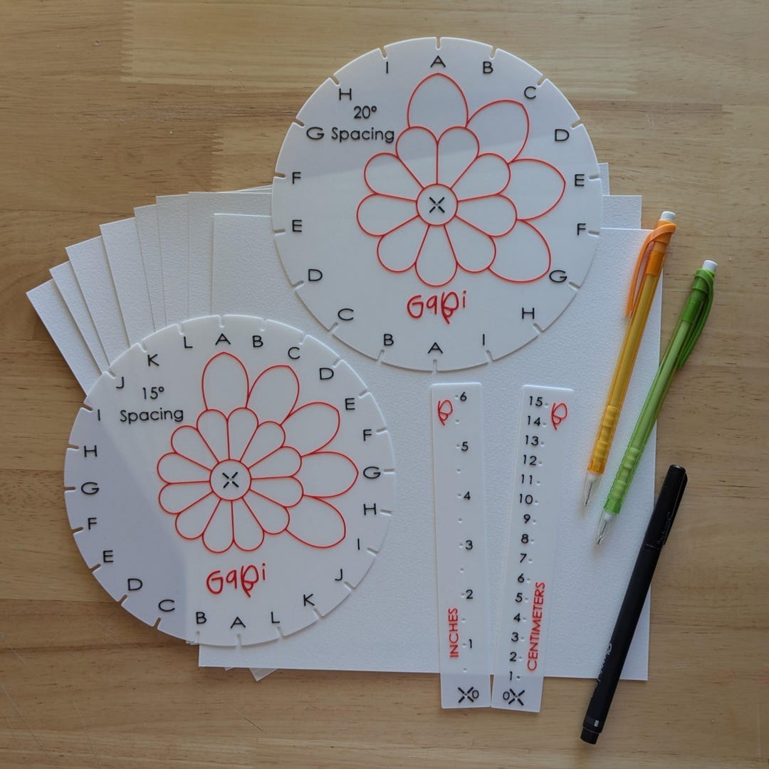 Mandala Drawing Starter Kit | Everything You Need to Draw Your Mandala ...