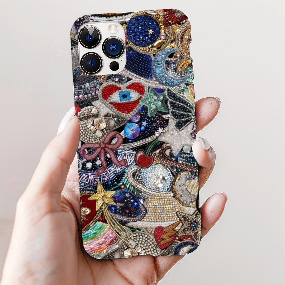 Mosaic Phone Case, Mosaic Collage Vintage Mosaic Charm Phone Case ...