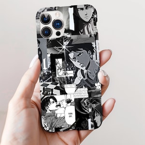 Captain Levi Collage, Anime Phone Case, Cute Phone Case, iPhone 15 14 ...