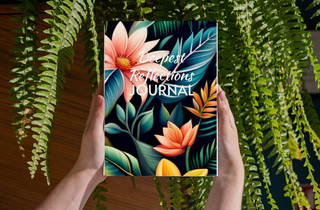 Deepest Reflection Journal Hard Cover, Self Care Journal, Spirituality ...