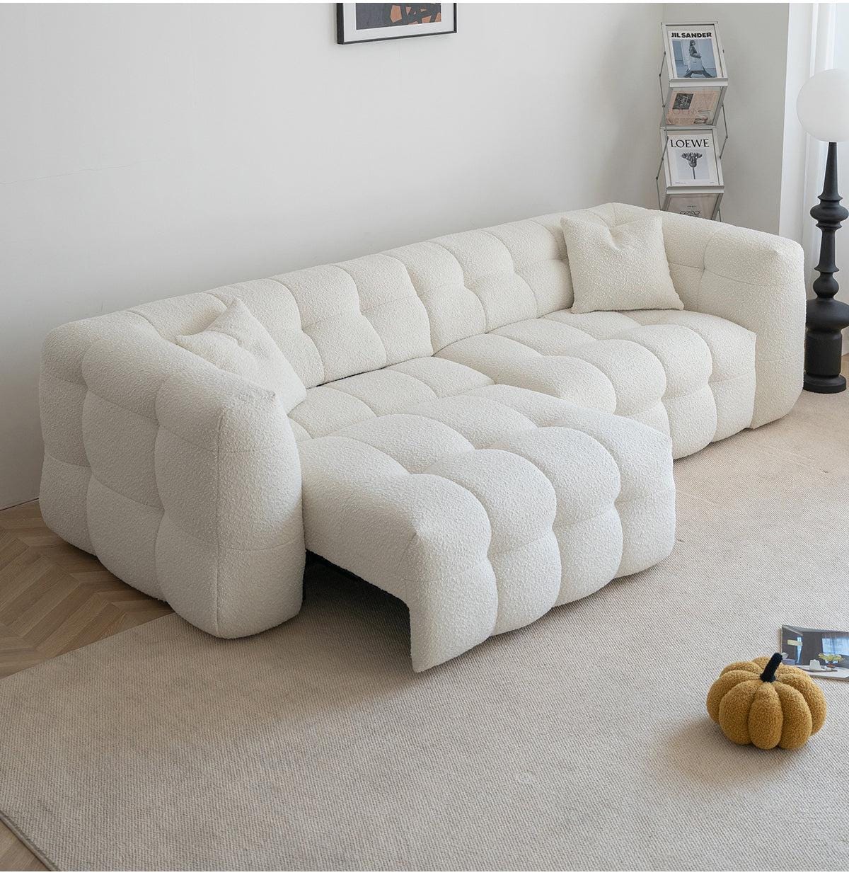 Minimal Electric Extendable Sofa – Luxurious Beige Couch by Salina ...