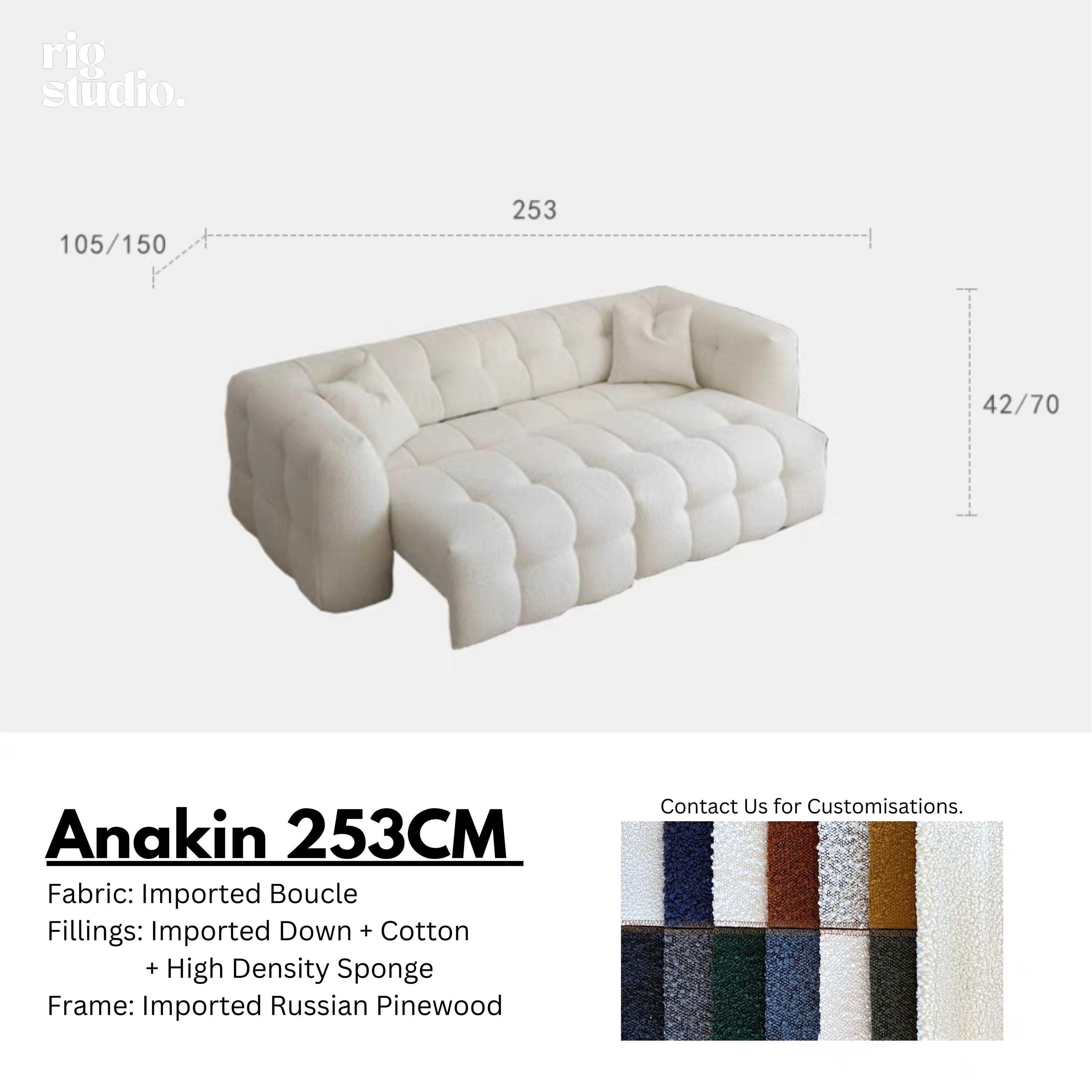 Minimal Electric Extendable Sofa – Luxurious Beige Couch by Salina ...