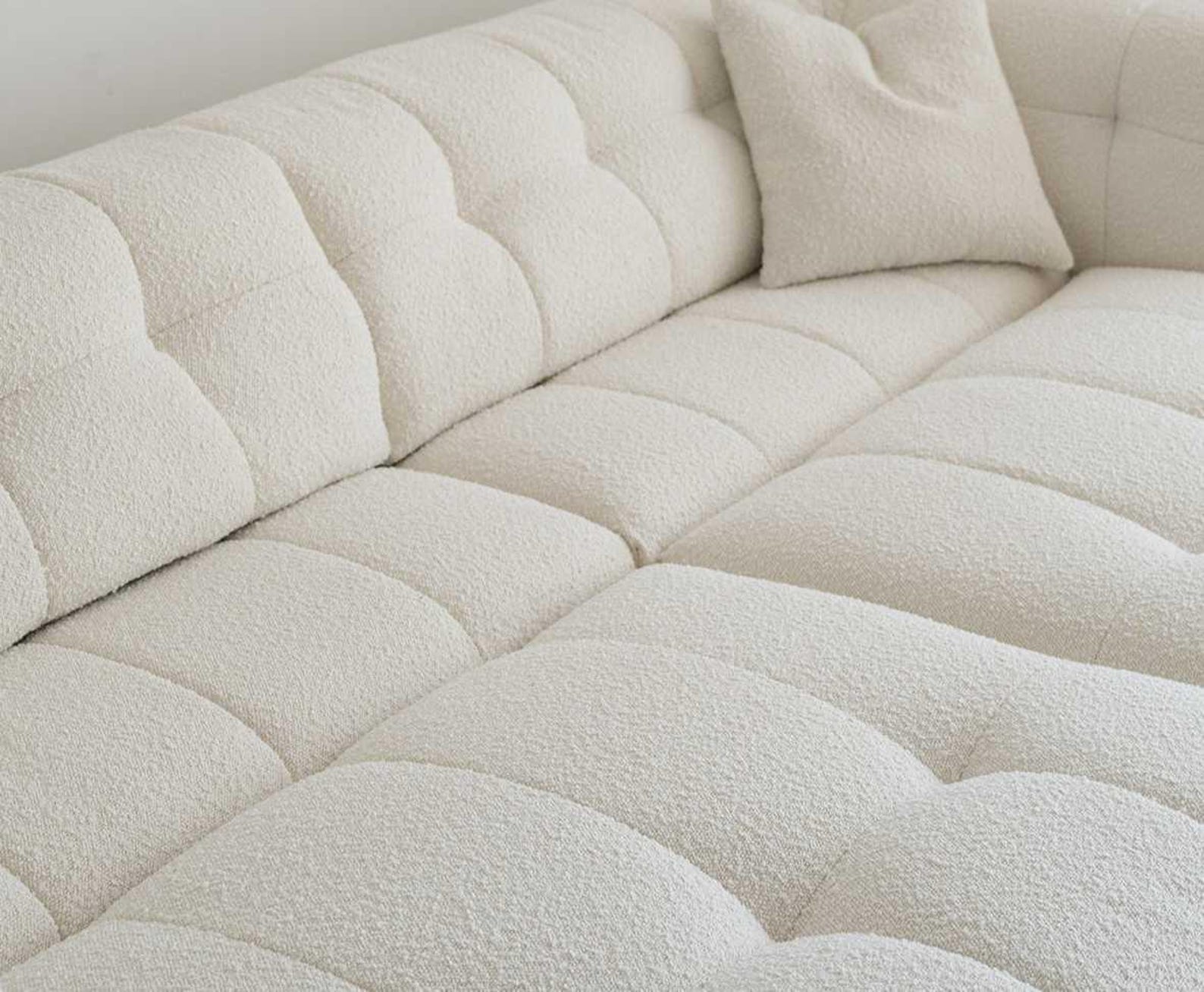 Minimal Electric Extendable Sofa – Luxurious Beige Couch by Salina ...