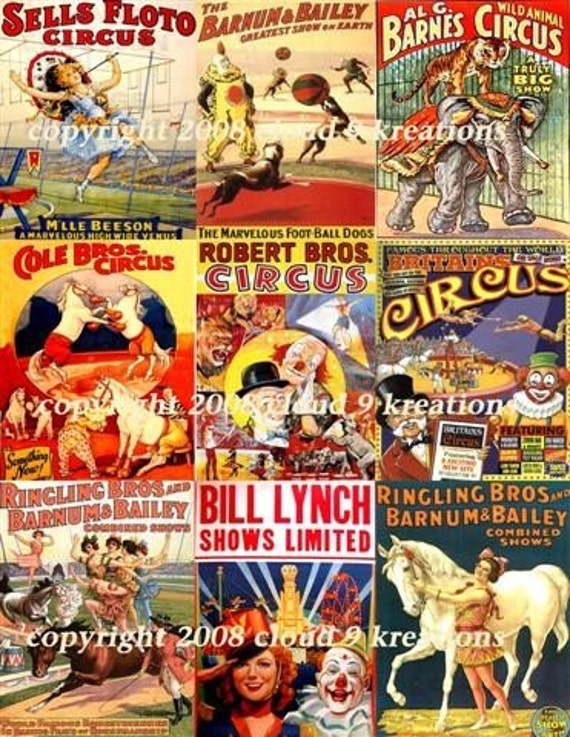 Vintage Circusposters US 2014 Sc 4905b Forever Vintage Circus Posters