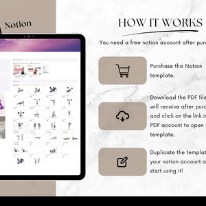 Notion Fitness Planner Template Workout, Habit, Sets and Reps Tracker ...