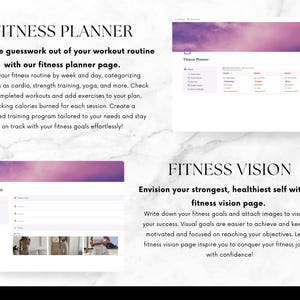 Notion Fitness Planner Template Workout, Habit, Sets and Reps Tracker ...
