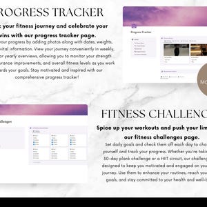Notion Fitness Planner Template Workout, Habit, Sets and Reps Tracker ...