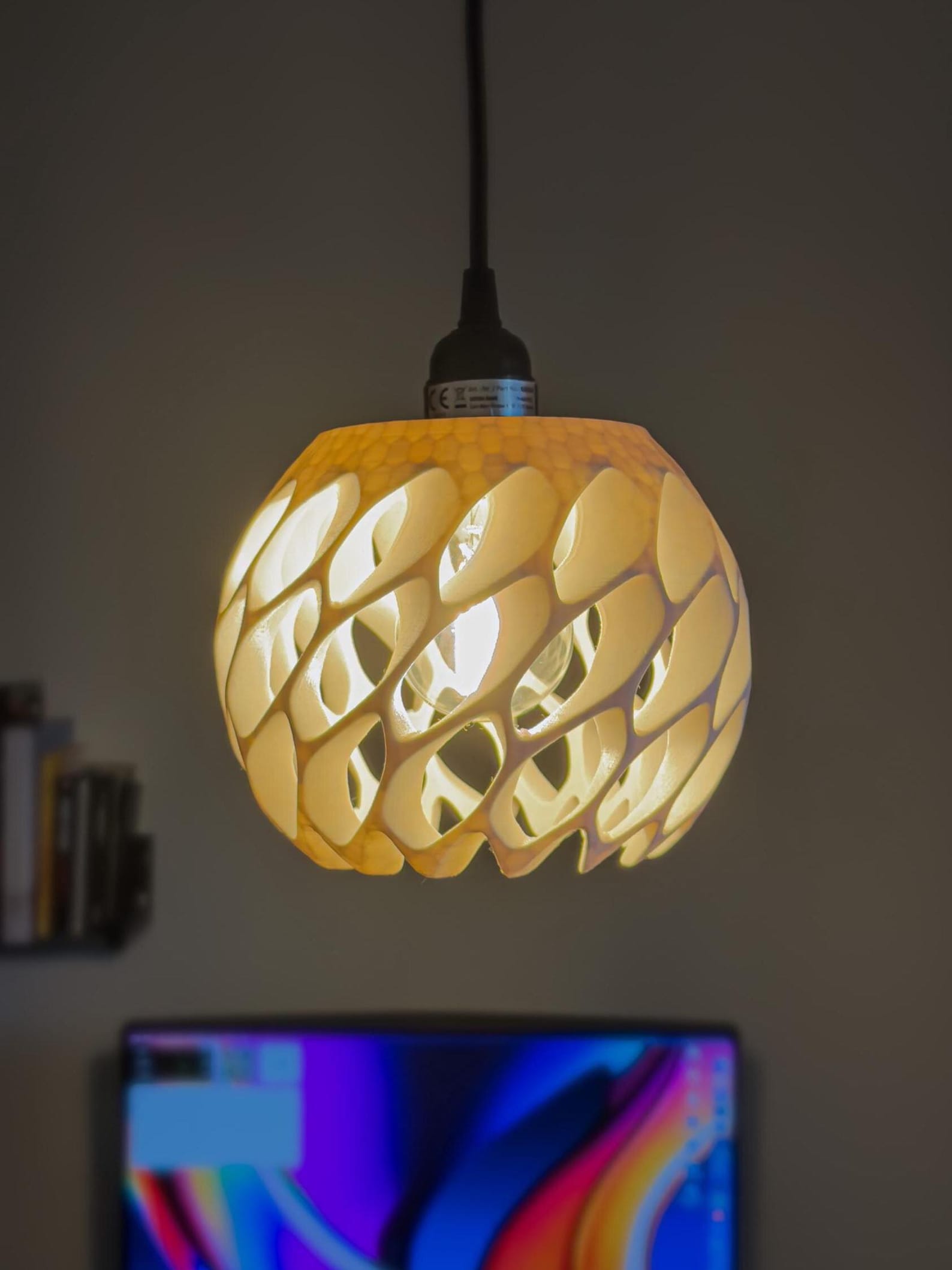 Geometric Design Light Fixture, Pendant Light for E26/27 Socket ...