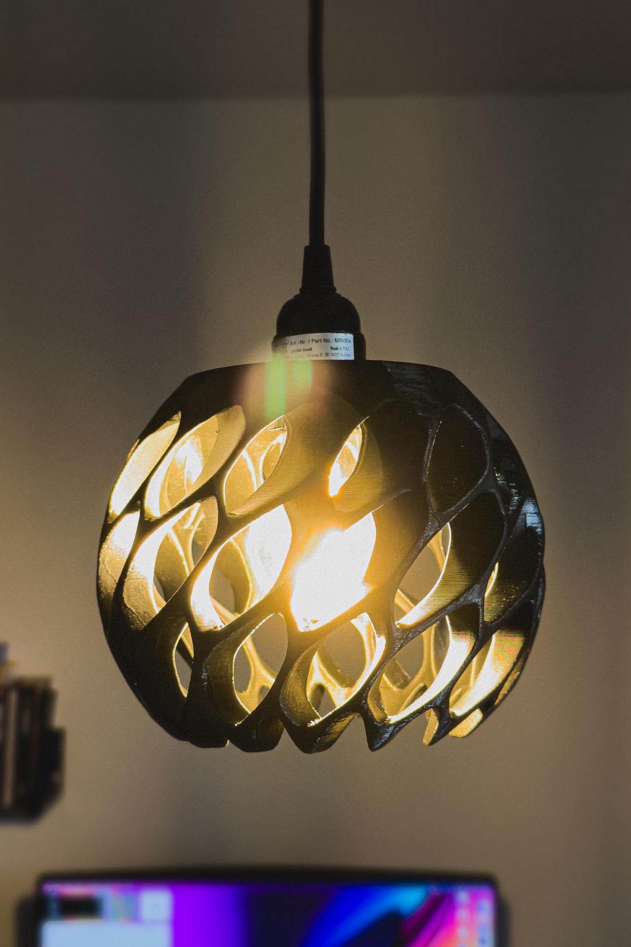 Geometric Design Light Fixture, Pendant Light for E26/27 Socket ...