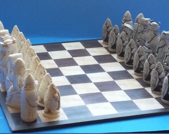 Stone chess set | Etsy