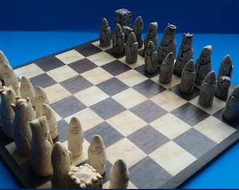Stone chess set | Etsy