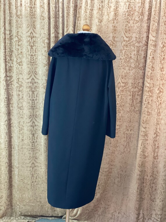 Vintage Coat with Sheared Beaver Shawl Collar Neustet… - Gem