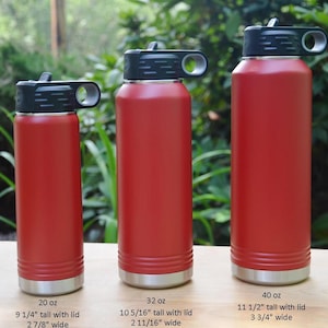Personalized Fire Extinguisher Water Bottle, Custom Engraved ...