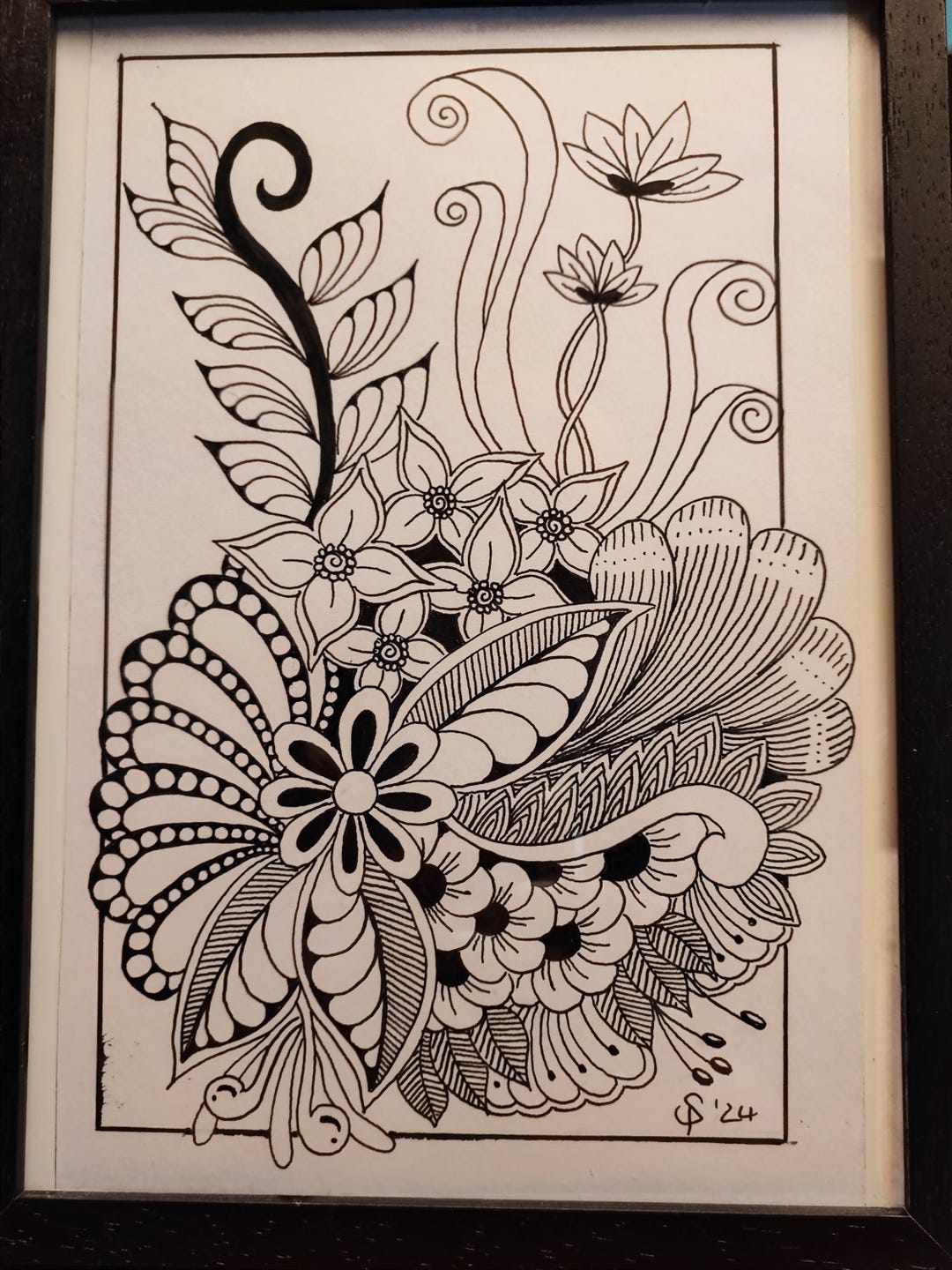 Mixed Emotions, A5, Pen and Paper, Original, Handmade, Unique, No ...
