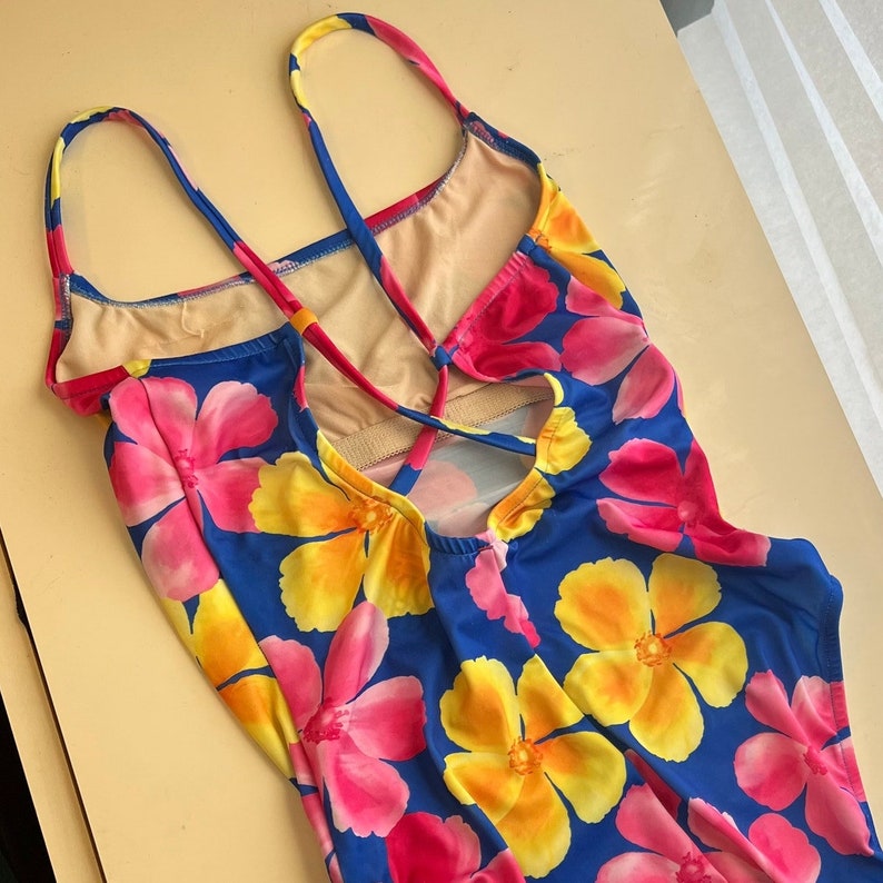 VINTAGE 90's Beach Cabana Swimsuit - Etsy