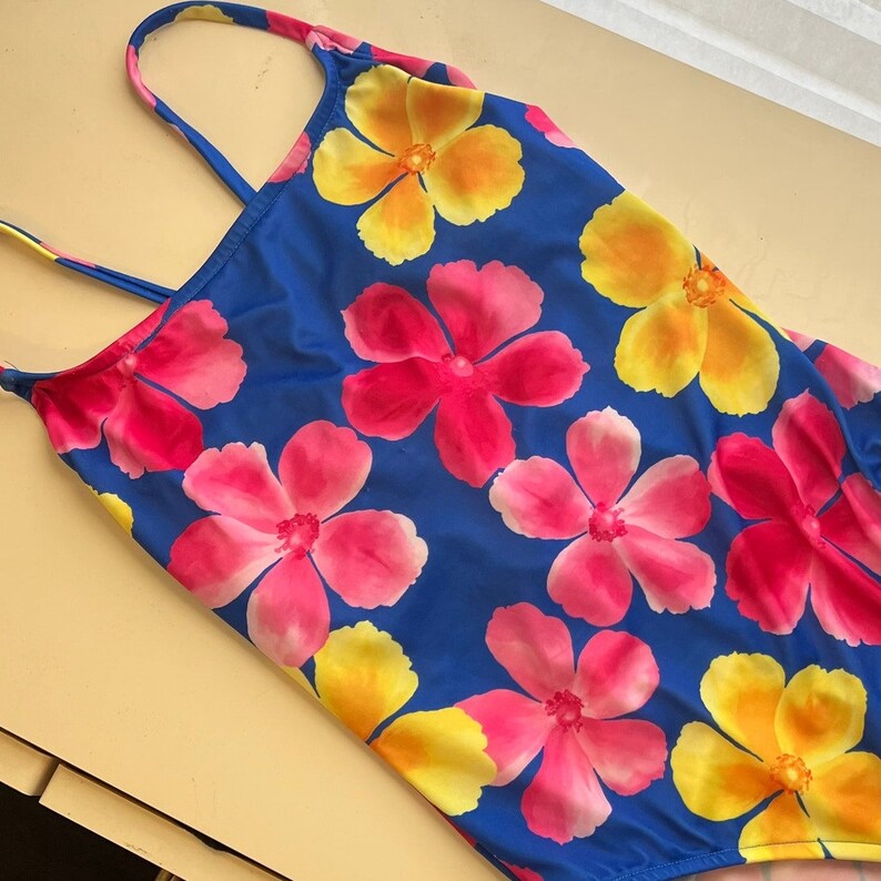 VINTAGE 90's Beach Cabana Swimsuit - Etsy