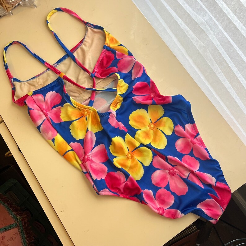 VINTAGE 90's Beach Cabana Swimsuit - Etsy