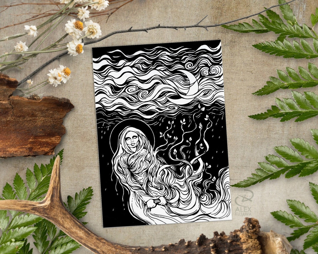MOKOSH Slavic Earth Mother Goddess Rain Deity Divine Feminine, Mokosz ...